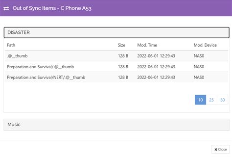 Stuck Attempting To Sync Ignored Items Support Syncthing Community Forum