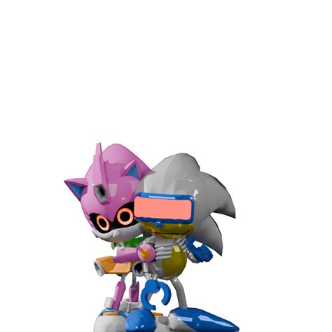Sonic Blender Metal Amy And Mecha Sonic Mk 0 By Tjtheredgator On Deviantart