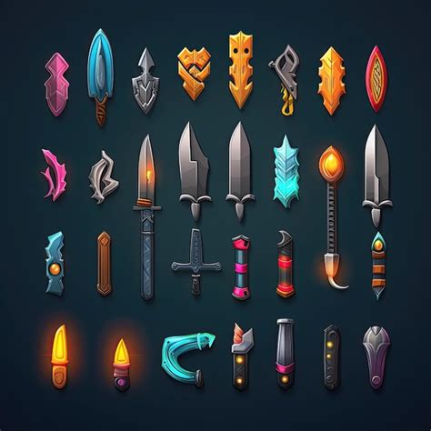 Premium Ai Image Equipment Knife Weapon Game Ai Generated Dagger