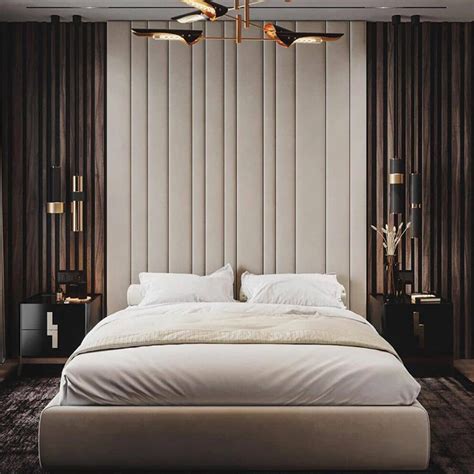 Uphostered Lined Wallpanel Bed Lavish Furniture