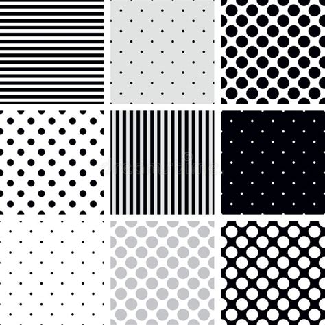 Nine Square Patterns Features Alternating Designs Of Horizontal Stripes