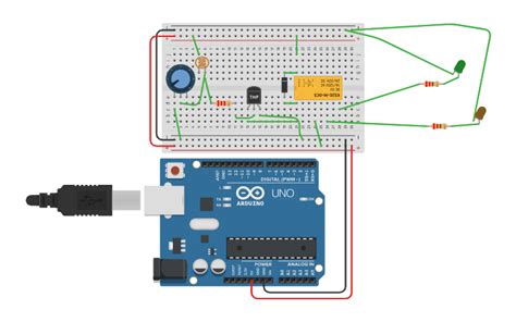 Circuit Design Sensor De Luz Tinkercad