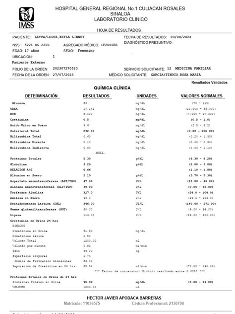 Keyla 1 Pdf Creatinina Medicina Clinica