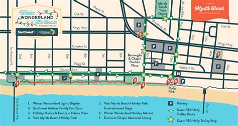 Maps And Parking Winter Wonderland At The Beach