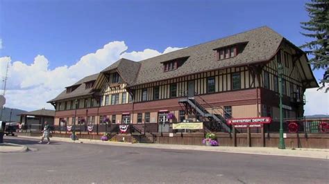 Whitefish Montana Depot Amtrak Station Youtube