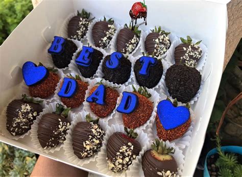 Best Dad Chocolate Covered Strawberries Chocolate Covered Fruit