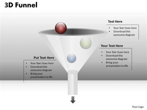 Business Cycle Diagram 3d Process Funnel Diagram Strategy Diagram