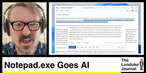 Notepad Exe Goes AI By Bryan Lunduke