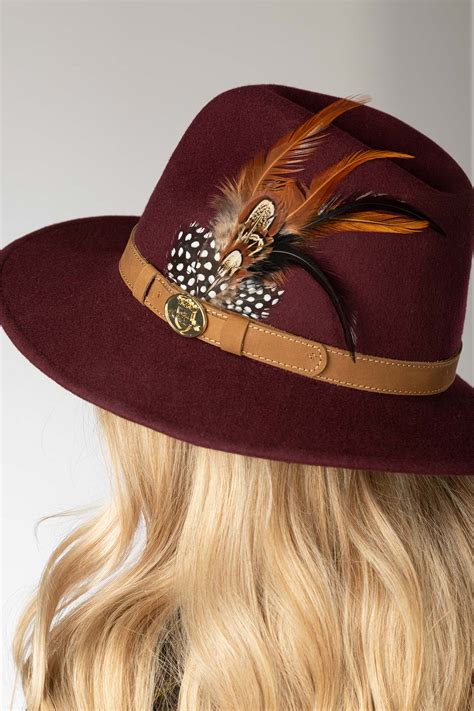 Ladies Wool Felt Fedora Hat Uk Rydale