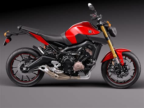 Yamaha Fz 09 2016 3d Model By Squir