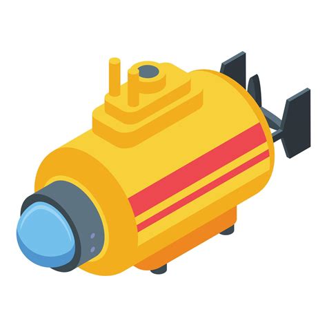 Ocean Bathyscaphe Icon Isometric Style 15649338 Vector Art At Vecteezy