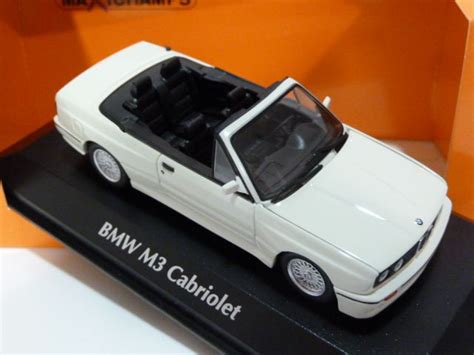 Bmw M3 Cabriolet E30 White 1 43 940020331 Maxichamps Schaalmodel Miniatuur Te Koop