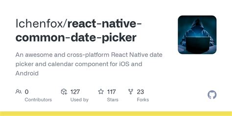 React Native Common Date Picker Package Json At Master Lchenfox React Native Common Date
