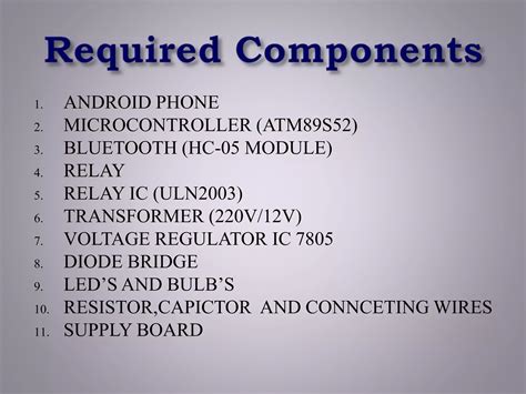Android Based Home Automation Control Pptx