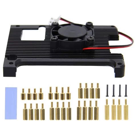 Raspberry Pi 4 Embedded Heatsink With Fan P165 A Raspberry Pi 4b