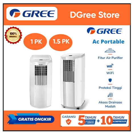 Jual Ac Gree Portable Pk Gpc P1 Ac Portable Gree 1 Pk Gpc09p1 Ac Portable Gree 15pk Gpc12p1