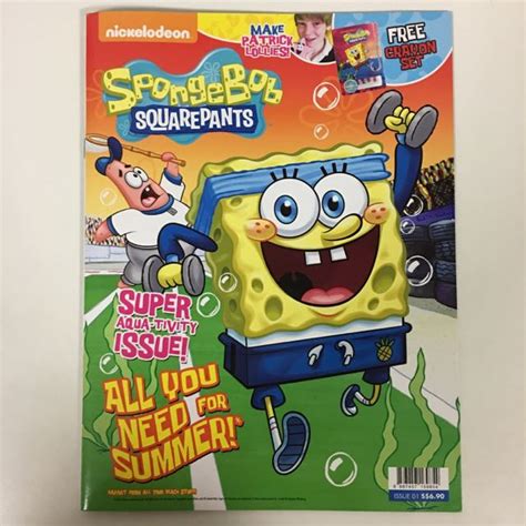 Spongebob Squarepants Magazine A4 Size Hobbies And Toys Books