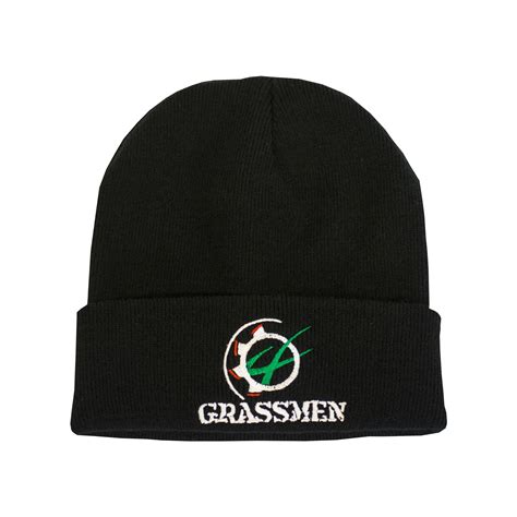 Grassmen Beanie Hat Black Farming Products