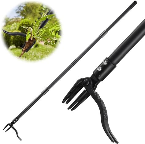 Nicecho Weed Puller Tool With Long Handle 62 Inch Standing Weeding Tool Heavy