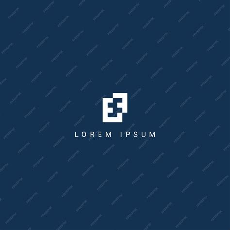 Premium Vector Alphabet Letter Ef Fe Icon Logo Vector Symbol