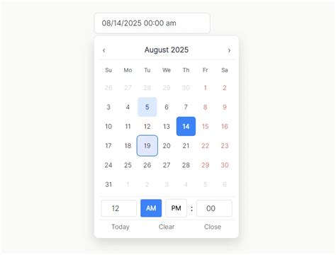 Accessible Customizable Datetimedate Picker For Modern Web App