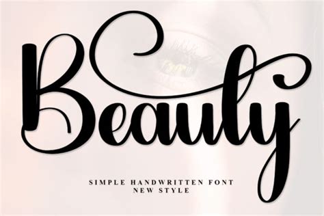 Beauty Font By Inermedia Studio · Creative Fabrica Hand Lettering