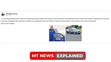 How Did Barry Barrable Die British Racing Driver Cause Of Death Explained Medico Topics