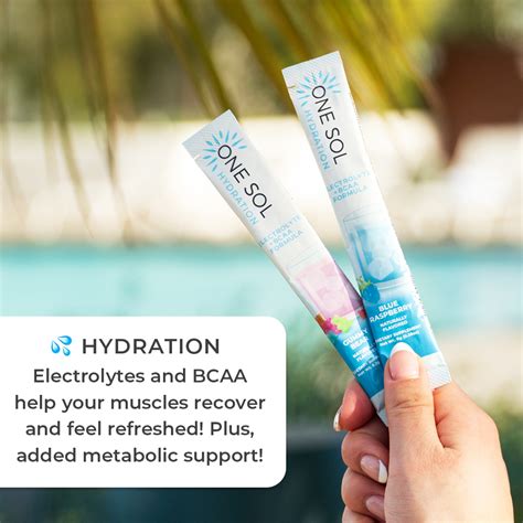 One Sol Hydration Sample Kit 8 Pk One Sol™ Natural Plant Based