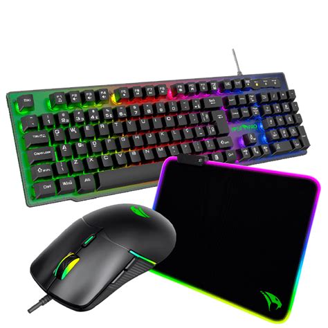 Kit Teclado Mouse Mousepad Speed Gamer Viper Pro Naja Kit Teclado Mouse