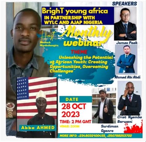 My Name Is Ahmed Abba Umar President Of The Association For Progressive Ahmed Abba Umar