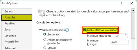 Circular Reference In Excel What Is It Find Examples Template