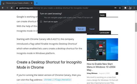 How To Disable Caret Browsing Zaunmaler