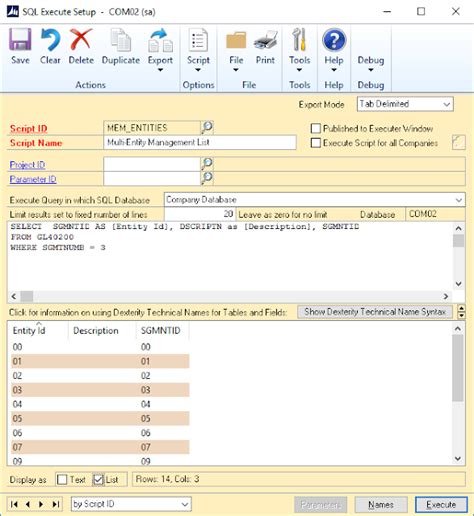 The Dynamics Gp Blogster Building Microsoft Dexterity Cross Dictionary
