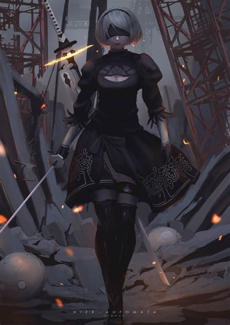 2b插画师kyokaz的尤尔哈2号b型插画图片 Bobopic 2b插画师kyokaz的尤尔哈2号b型插画图片 Bobopic