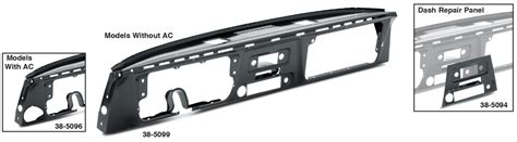 1968 72 Chevy And Gmc Dash Panel Assembly And Repair Panel For Trucks Blazers And Suburbans Lmc