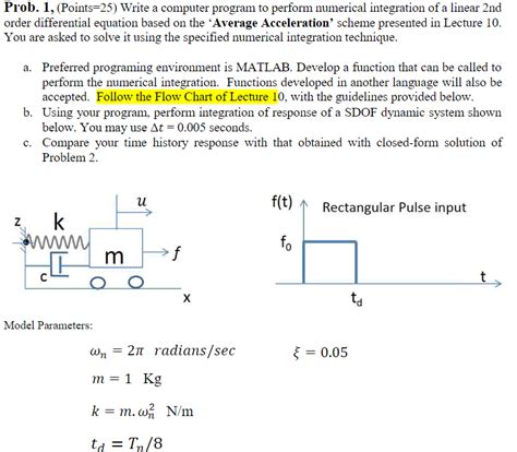 Prob 1 Points25 Write A Computer Program To