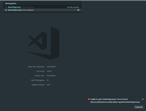 Go To File Shows Nonexistent Files · Issue 51905 · Microsoftvscode