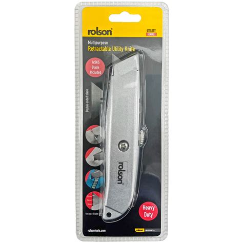 Rolson Retractable Utility Knife Homesavers
