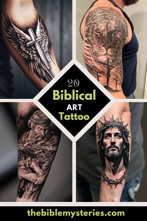 20 Biblical Art Tattoos Meaningful Designs Inspired By Scripture