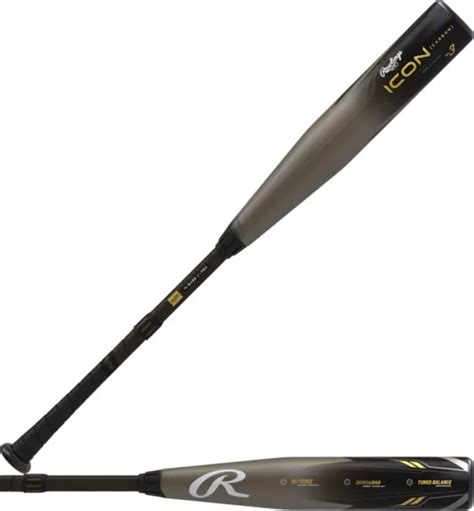 Rawlings Icon Bbcor Bat 2023 3 Dicks Sporting Goods