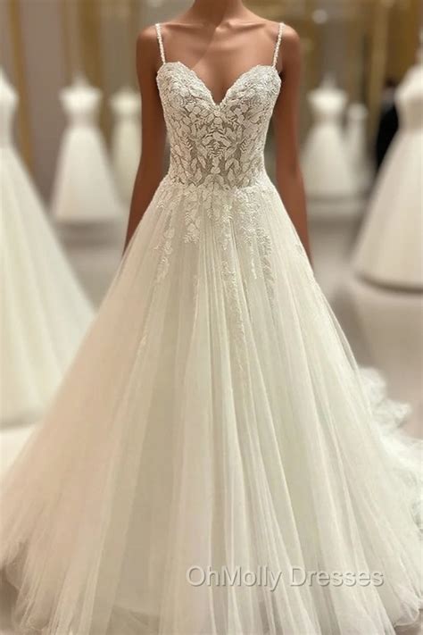 Oh Molly Dresses Weddings Dress Styles Long A Line Spaghetti Straps