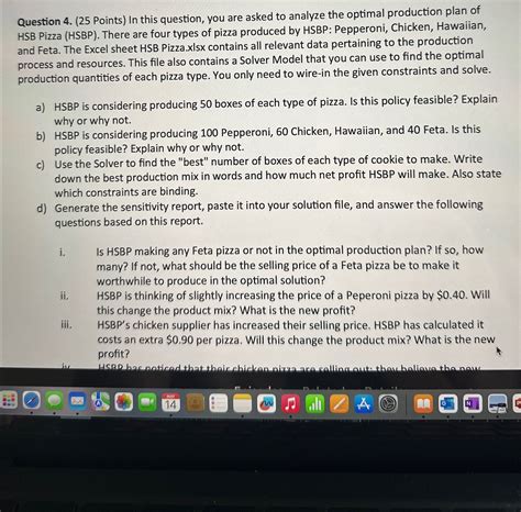 Solved Question 4 25 ﻿points ﻿in This Question You Are