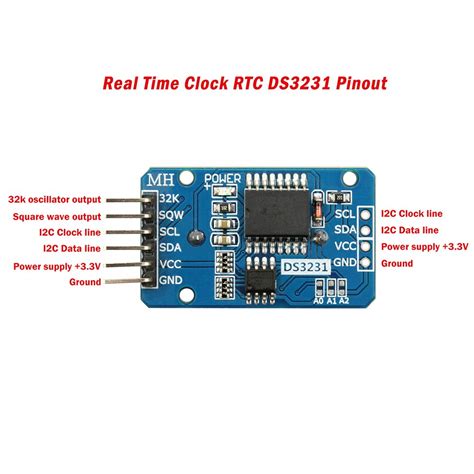 buy wayintop ds3231 at24c32 iic rtc clock module real time clock module