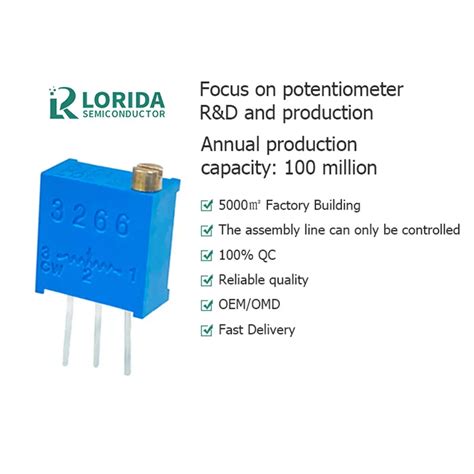 3266 3366w Variable Resistor Trimming Potentiometer Manufacturer