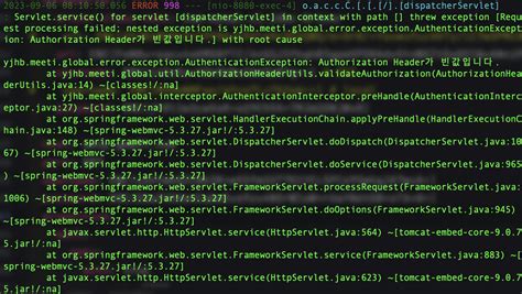 Spring Boot 트러블 슈팅 Cors Preflight Request Interceptor 검증 로직 예외 처리