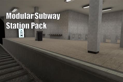 Modular Subway Station Pack 3d Environments Unity Asset Store