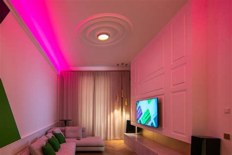 Led Ceiling Light Rgbw Air Gold Loxone Shop