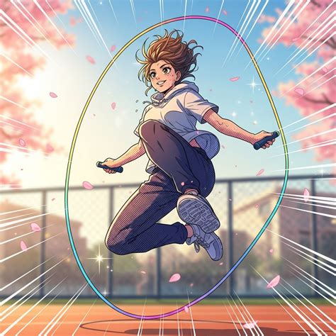 Free Dynamic Jump Rope Image Anime Manga Illustration Download At