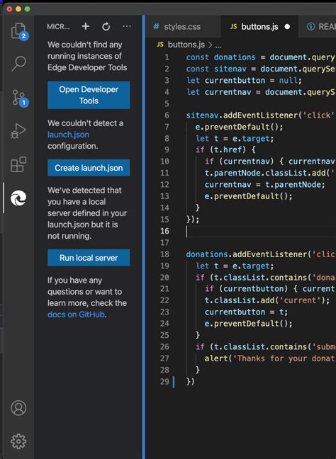 Adding Interactive Documentation To The Extension Panel Issue Microsoft Vscode Edge