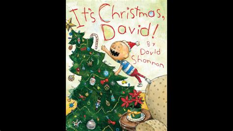 Its Christmas David By David Shannon Read By Grandmama Youtube